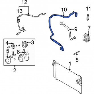 Hyundai Santa Fe OEM A/C & Heating Parts | Systems, Compressors — CARiD.com