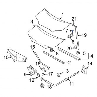Hyundai Kona OEM Body Hoods | Carbon Fiber, Fiberglass — CARiD.com