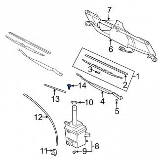 Hyundai Santa Fe Washer Nozzles & Parts — CARID.com