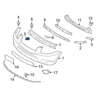 Hyundai Tucson Grille Brackets & Hardware — CARiD.com