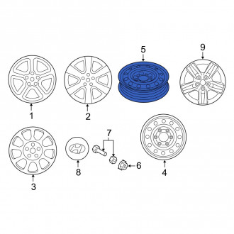 Hyundai Santa Fe OEM Wheels & Tires | Lug Nuts, TPMS Sensors — CARiD.com