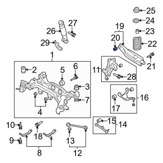 Hyundai OEM Suspension Parts - Factory Shocks & Struts | CARiD