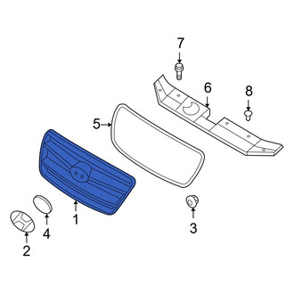 Hyundai Santa Fe Replacement Grilles | Moldings, Brackets - CARiD.com