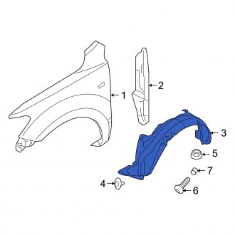 Hyundai Santa Fe Inner Fenders - Wells, Liners, Shields | CARiD