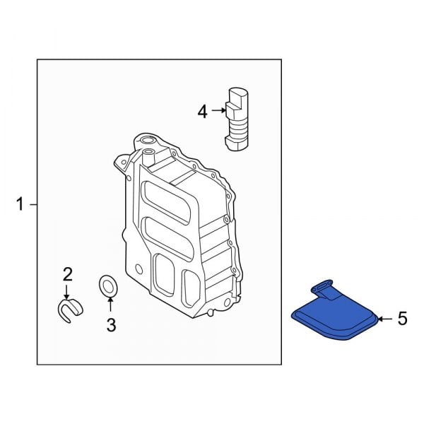 Hyundai OE 4632126000 - Transmission Oil Filter