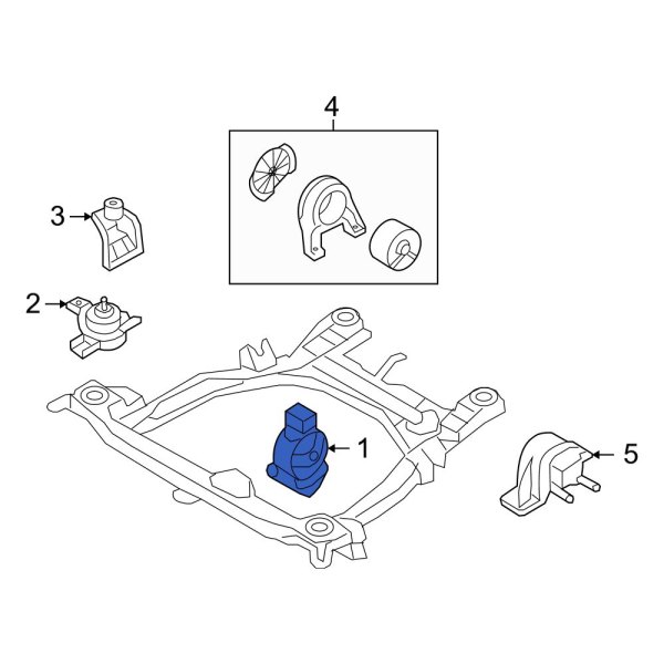 Hyundai OE 219102B200 - Front Engine Mount
