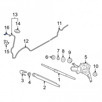 Hyundai Santa Fe Washer Nozzles & Parts — CARID.com