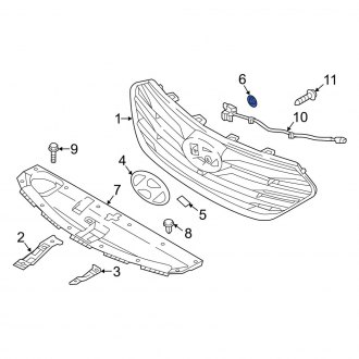 Hyundai Accent Grille Brackets & Hardware — CARiD.com