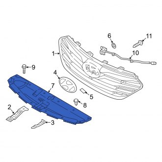 Hyundai Santa Fe Radiator Support Covers — CARiD.com