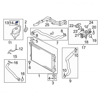 Hyundai Azera Replacement Coolant Tanks & Components – CARiD.com