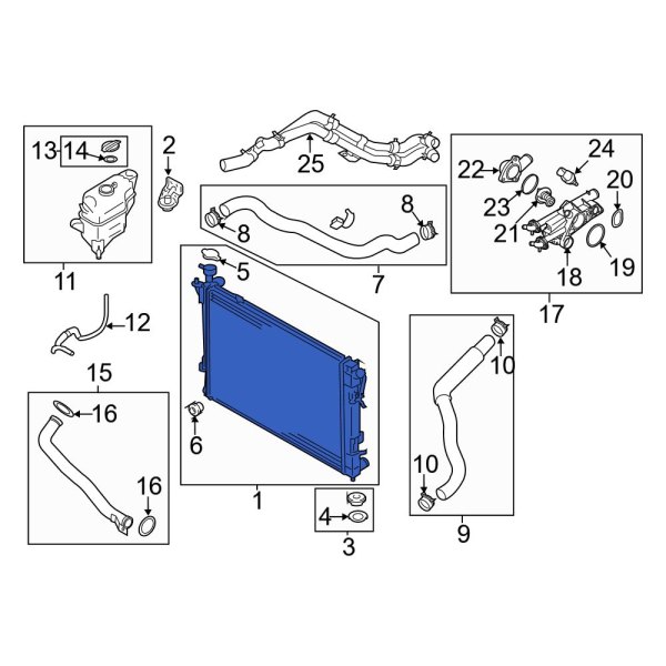 Hyundai OE 253102B300 - Radiator
