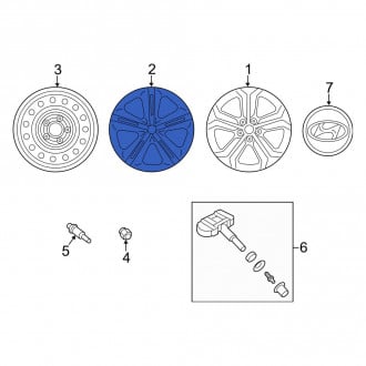 Hyundai Santa Fe Factory Steel Wheels | CARiD