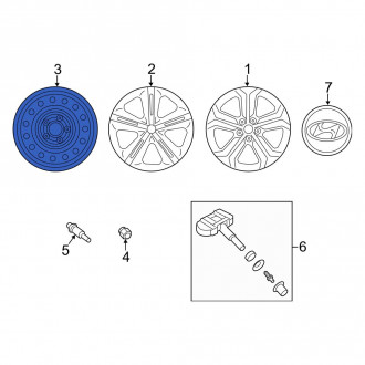 Hyundai Santa Fe Factory Steel Wheels — CARiD.com