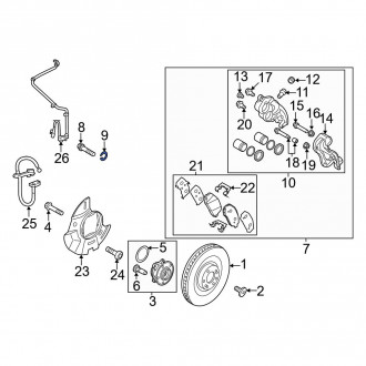 Hyundai Elantra Chassis Frames Hardware | Clips, Plugs — CARiD.com