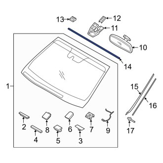 Hyundai Santa Fe Window Trim | Moldings, Pillar Posts — CARiD.com