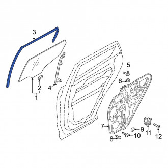 Hyundai Santa Fe Replacement Window Seals | CARiD