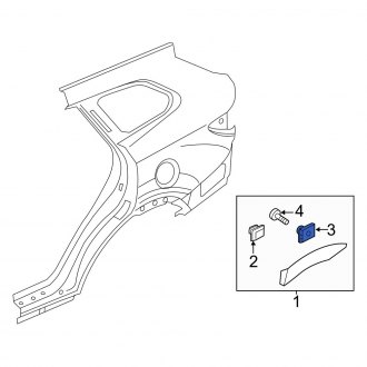 Hyundai Palisade Fender Support Braces & Hardware — CARiD.com