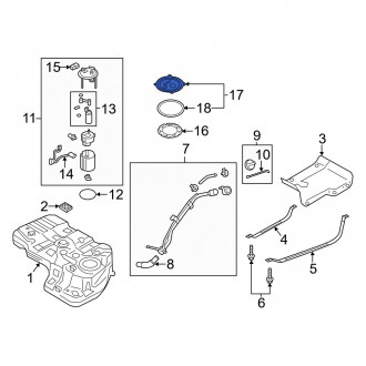 Hyundai Santa Fe OEM Fuel System Parts | Pumps, Lines — CARiD.com