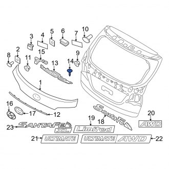 Hyundai Santa Cruz Replacement Grilles | Moldings, Brackets - CARiD.com