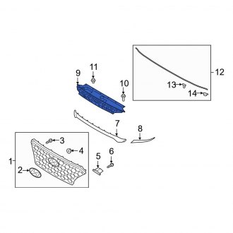 Hyundai Santa Fe Radiator Support Covers — CARiD.com