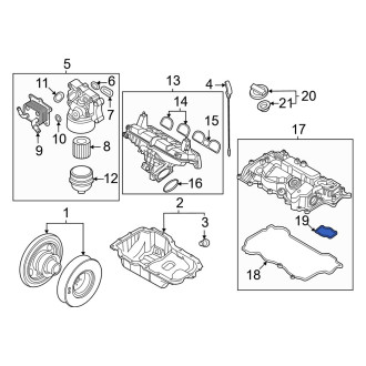 Hyundai Venue Engine Valve Covers & Parts | Gaskets, Bolts — CARiD.com