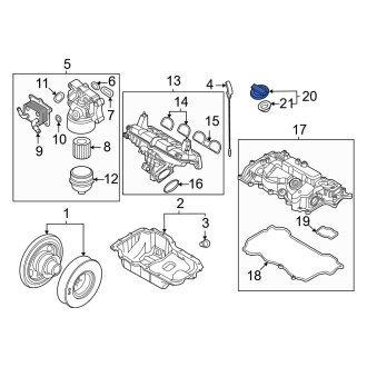 Hyundai Venue Engine Valve Covers & Parts | Gaskets, Bolts — CARiD.com