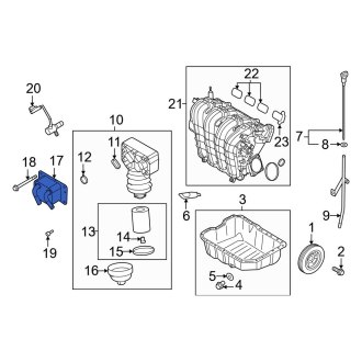 Hyundai Santa Cruz Engine Oil Coolers & Components | Kits, Lines ...