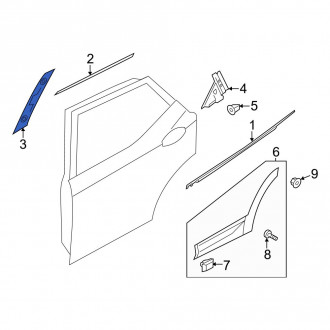 Hyundai Door Moldings | Side, Edge, Belt – CARiD.com