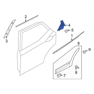 Hyundai Santa Fe Door Moldings | Side, Edge, Belt – CARiD.com