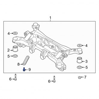Hyundai Palisade Chassis Frames Hardware | Clips, Plugs — CARiD.com