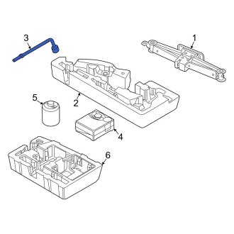 Hyundai Santa Fe OEM Spare Tire Covers & Carriers — CARiD.com