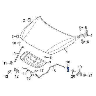 Hyundai Sonata Hood Release Cables & Handles — CARiD.com