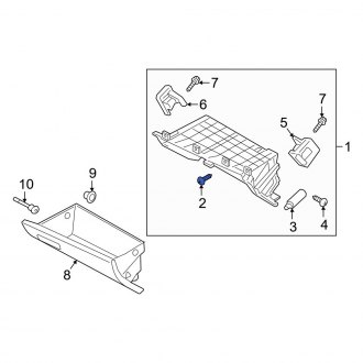 Hyundai Tucson Interior Brackets & Hardware — CARiD.com