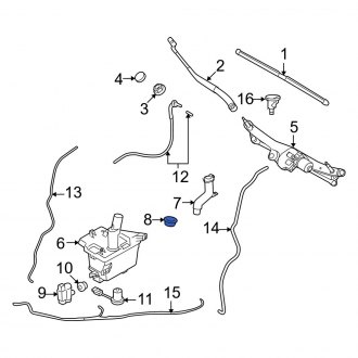 Hyundai Veracruz Washer Hardware — CARID.com