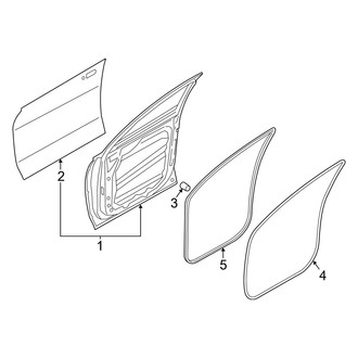2025 Hyundai Santa Fe Replacement Door Shells & Skins | CARiD