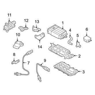 2013 Hyundai Genesis OEM Emission Control Parts | CARiD
