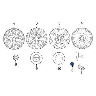 Hyundai OEM Wheels & Tires | Lug Nuts, TPMS Sensors, Covers — CARiD.com