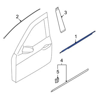 Hyundai Genesis Door Moldings | Side, Edge, Belt – CARiD.com