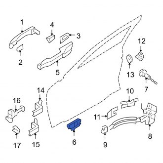 Hyundai Genesis Coupe Door Handles & Window Crank Handles | CARiD