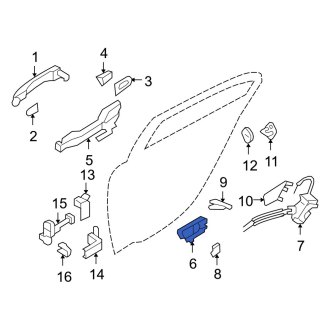 Hyundai Genesis Coupe Door Handles & Window Crank Handles | CARiD