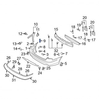 Hyundai Genesis OEM Bumpers | Genuine Front & Rear Bumpers — CARiD.com