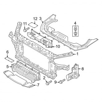 2015 Hyundai Genesis Radiator Support Covers — CARiD.com