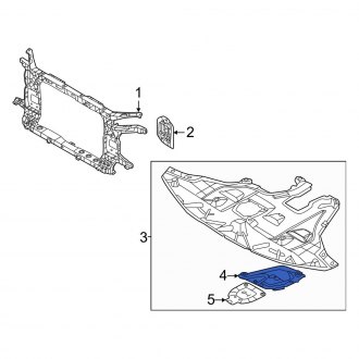 Hyundai Santa Cruz Radiator Support Covers — CARiD.com
