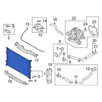 Hyundai Santa Cruz Radiators & Parts | Performance, Replacement — CARiD.com