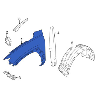 Hyundai Santa Cruz OEM Fenders - Factory Front & Rear Fenders | CARiD