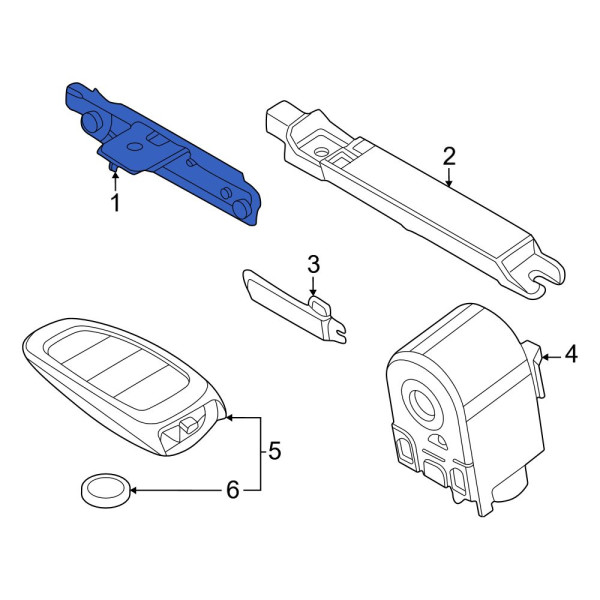 Hyundai OE 95460G8300 - Center Outer Keyless Entry Antenna