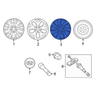 Hyundai Santa Cruz Replacement Factory Wheels & Rims | CARiD