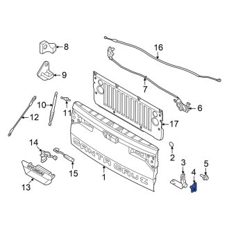 Hyundai Santa Cruz Trunk & Tailgate Hinges — CARID.com