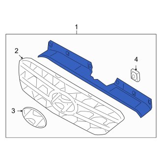 Hyundai Genesis Coupe OEM Grilles | Factory Billet & Mesh Grilles ...