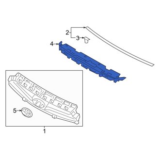 Hyundai Radiator Support Covers | Upper, Front — CARiD.com